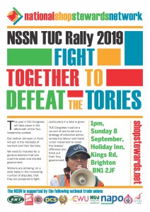 451: NSSN TUC Rally Sunday Sept 8th – fight for general election ...